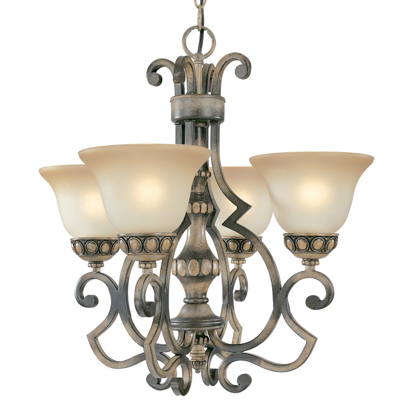 Classic Lighting Westchester 4-Light Shaded Chandelier | Wayfair Classic Lighting Westchester 4-Light Shaded Chandelier | Wayfair